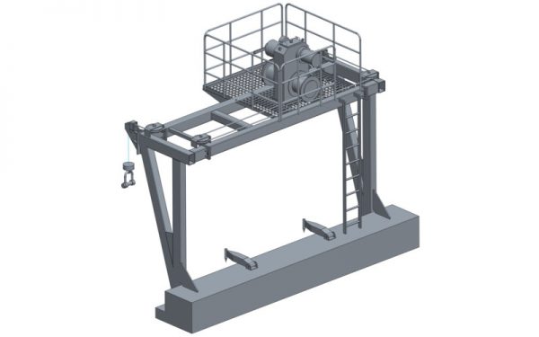 50KN Platform Davit ( NMPL50 ) Manufacturer, Supplier - Ningbo New Marine